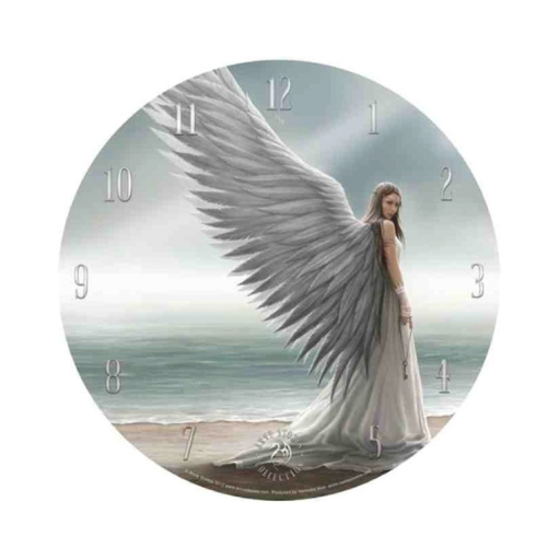 Clock - Spirit Guide Angel by Anne Stokes - Small - Awakening Lotus