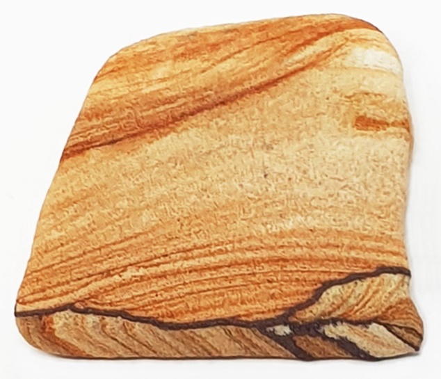 Crystal Slice - Sandstone - Awakening Lotus