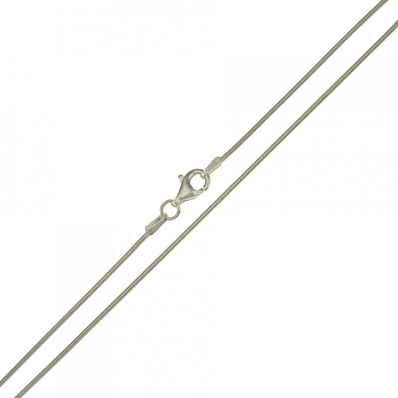 Chains - Silver - Snake 1mm (60cm) - Awakening Lotus